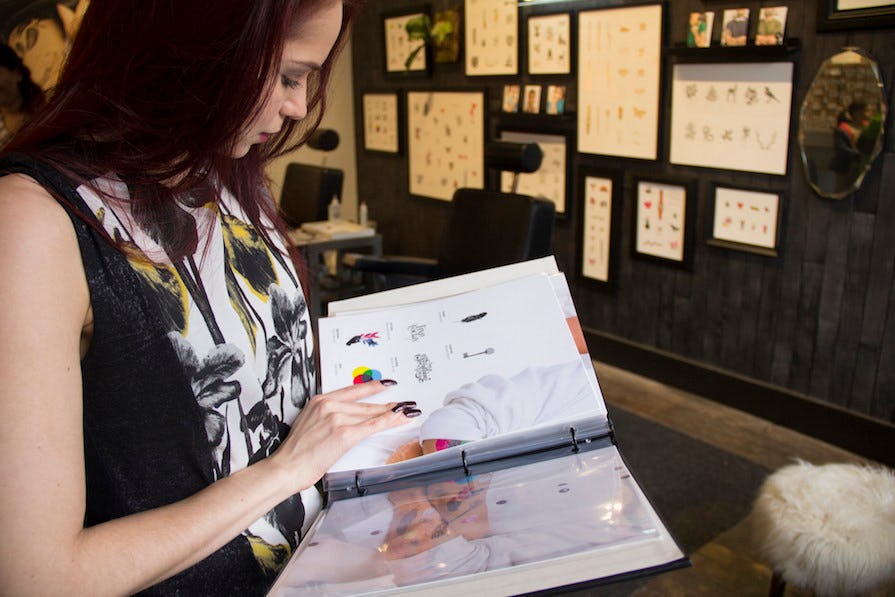 Here's What It's Like to Go to a Tattoo Parlor to Get a Fake Tattoo