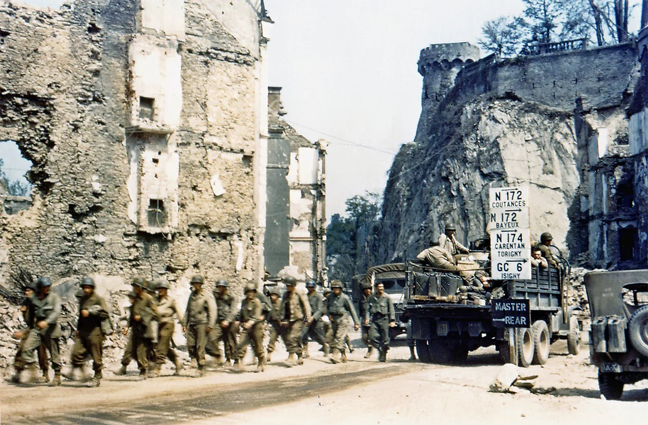 What the Beaches of Normandy Look Like, Then and Now
