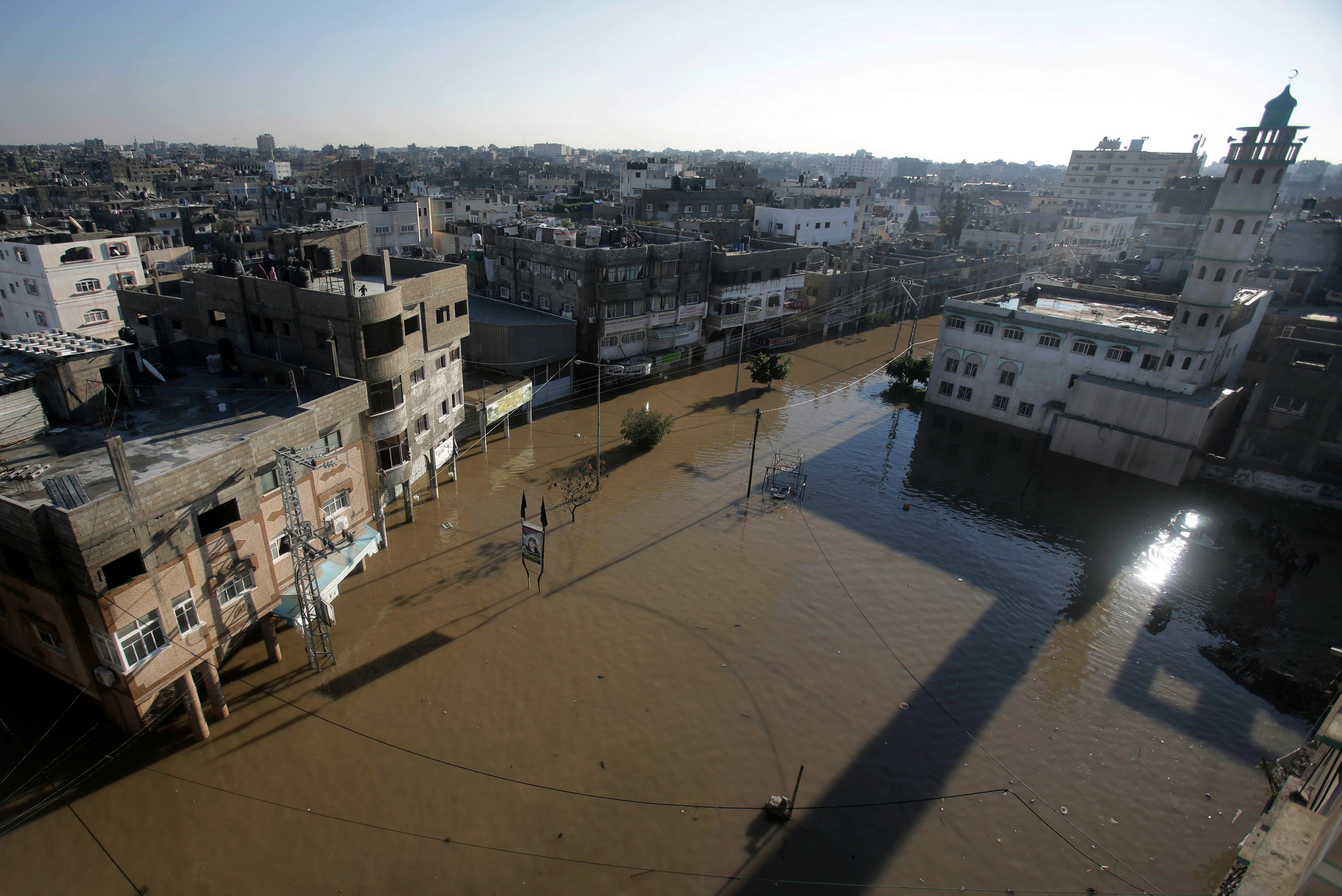11 Photos Of the Sewage Flood That's Devastated Gaza