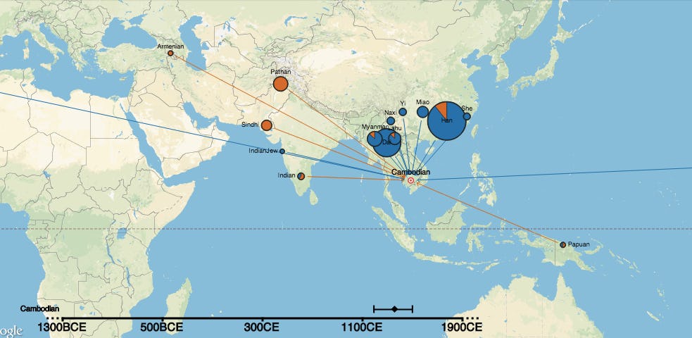 Interactive Map Presents a New Way to Look at Human History, Using ...