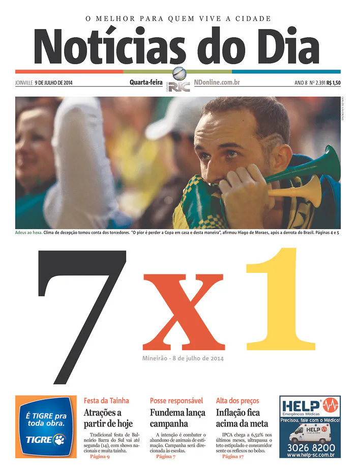 35 Brutal Newspaper Front Pages That Capture the Agony of Brazil's ...