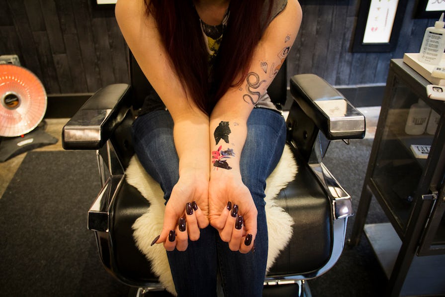 Here's What It's Like to Go to a Tattoo Parlor to Get a Fake Tattoo