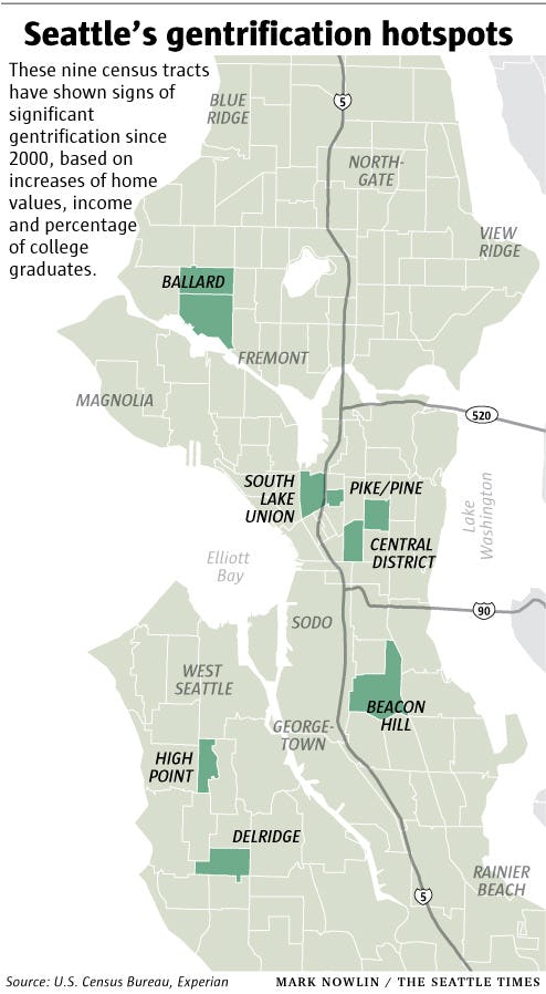 These 15 Maps Reveal What's Happening in America's Fastest Gentrifying ...