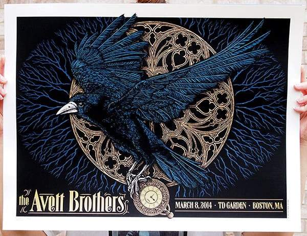15 Beautiful Indie Concert Posters That Could Pass as Fine Art