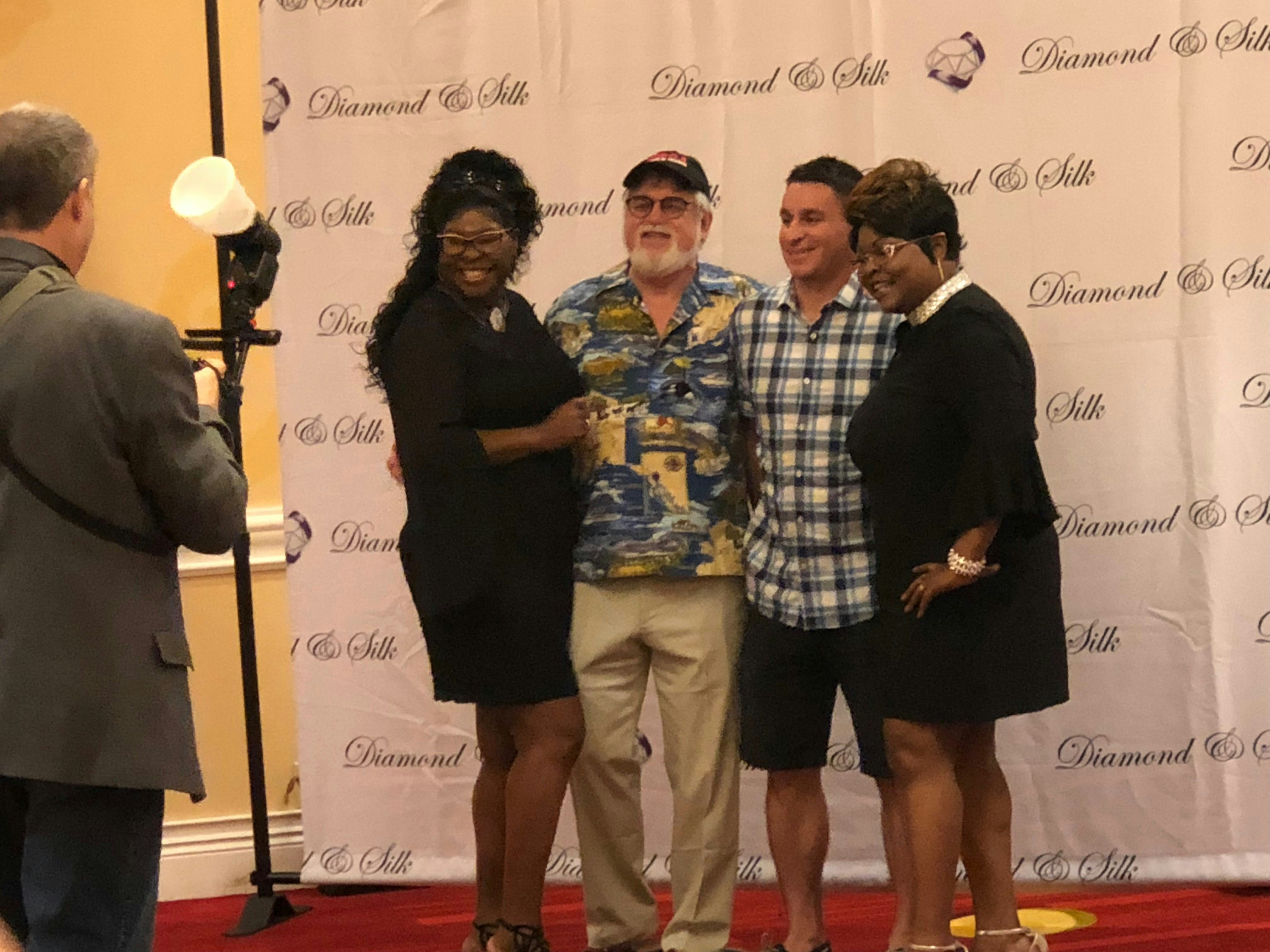 I spent an evening with Diamond and Silk and their pro-Donald Trump ...