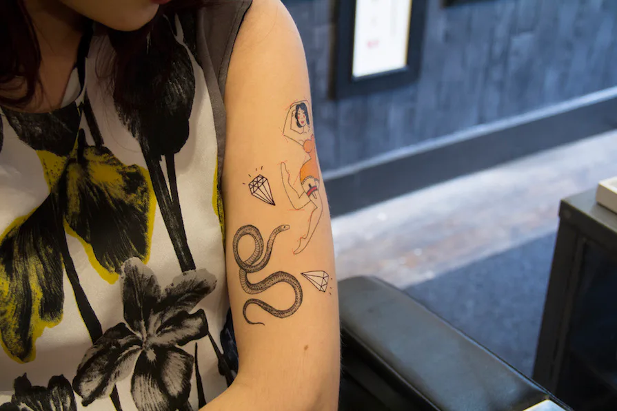 Here's What It's Like to Go to a Tattoo Parlor to Get a Fake Tattoo