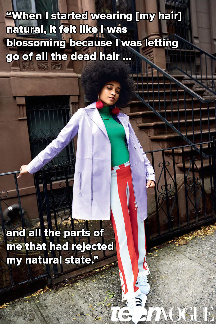 Amandla Stenberg Sums Up the True Beauty of Embracing Natural Hair