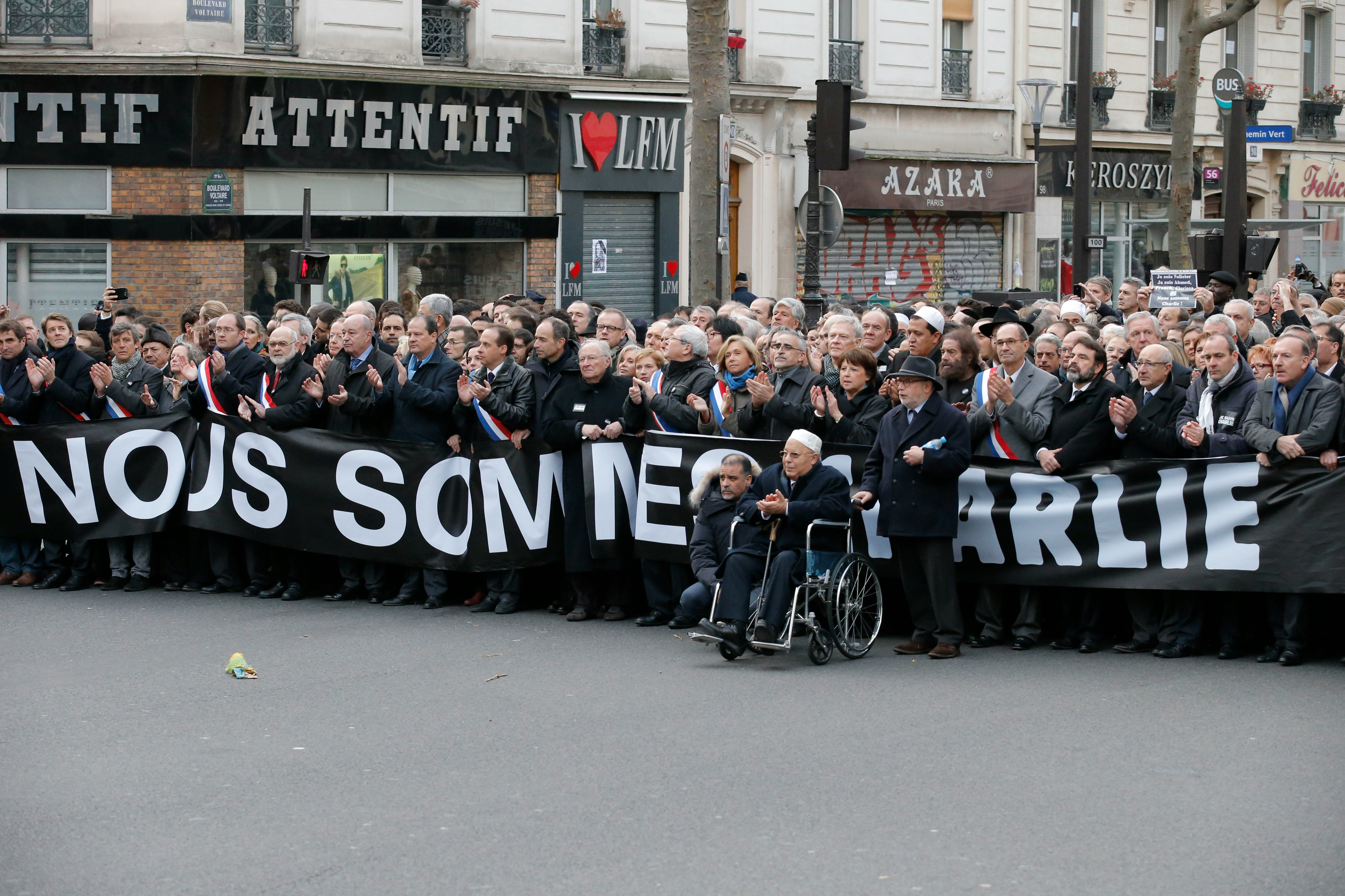 19 Photos of the Massive Marches Happening in Paris Right Now