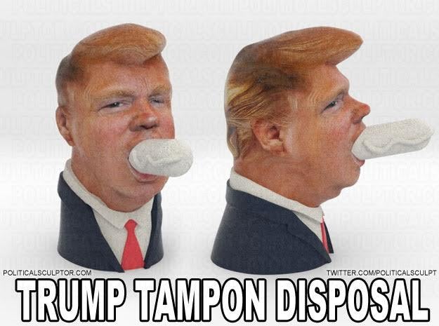 Donald Trump Is Unknowingly Helping Women Get Rid of Their Used Tampons