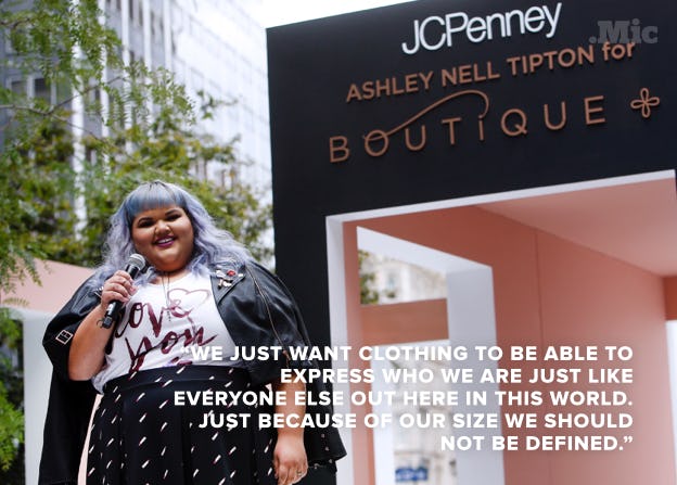 Ashley Nell Tipton of 'Project Runway' debuts her plus-size fashion ...