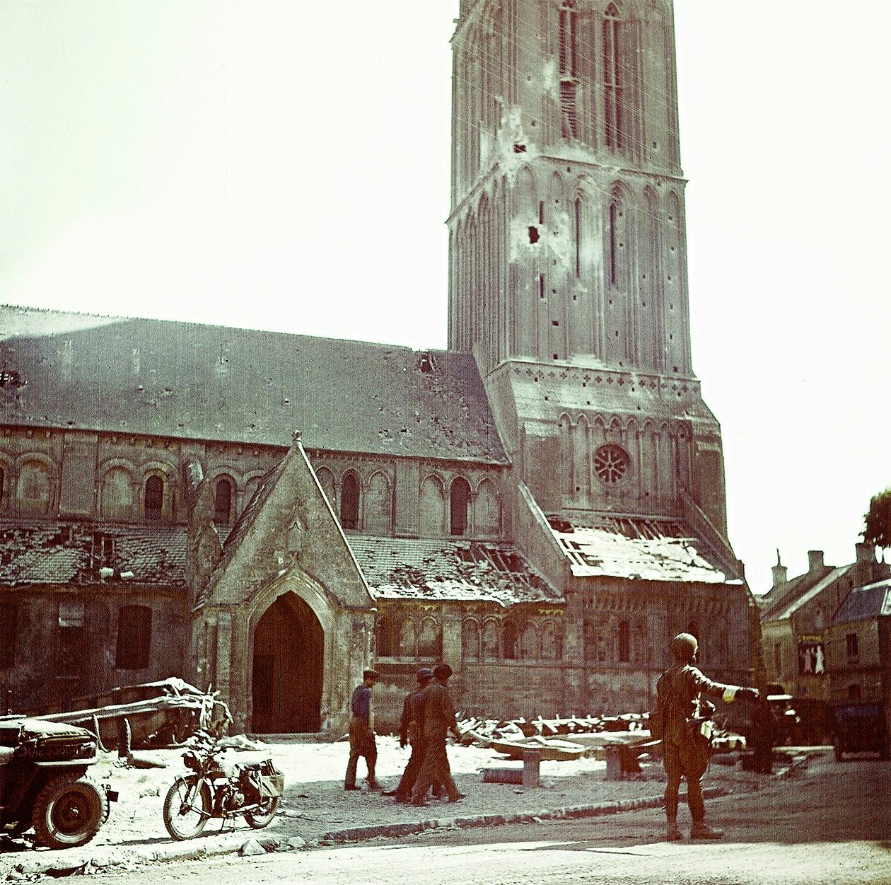 What the Beaches of Normandy Look Like, Then and Now