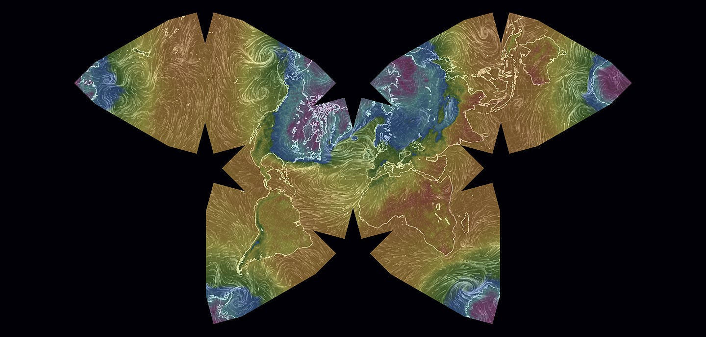 This Interactive Map of Earth's Weather Is the Most Stunning Thing on ...