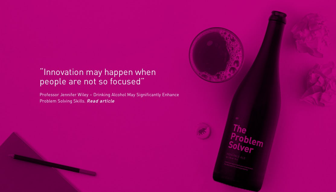 Brilliant New Beer Will Get You Just Drunk Enough to Be Super Creative