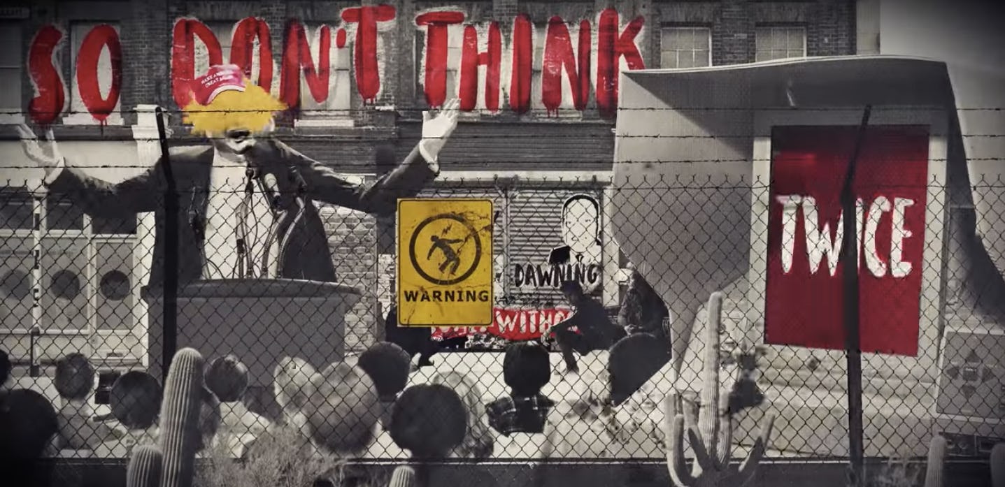 Green Day's "Troubled Times" video takes aim at Donald Trump