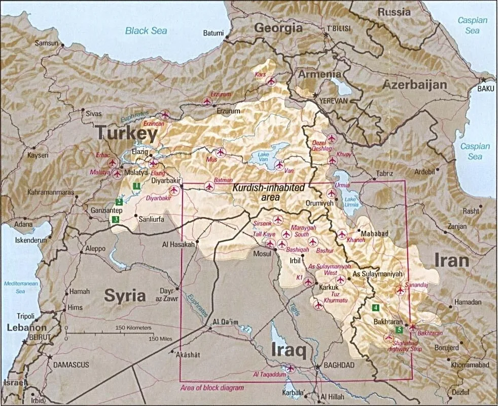 9 Maps That Show How Iraq's Borders Have Changed Throughout History