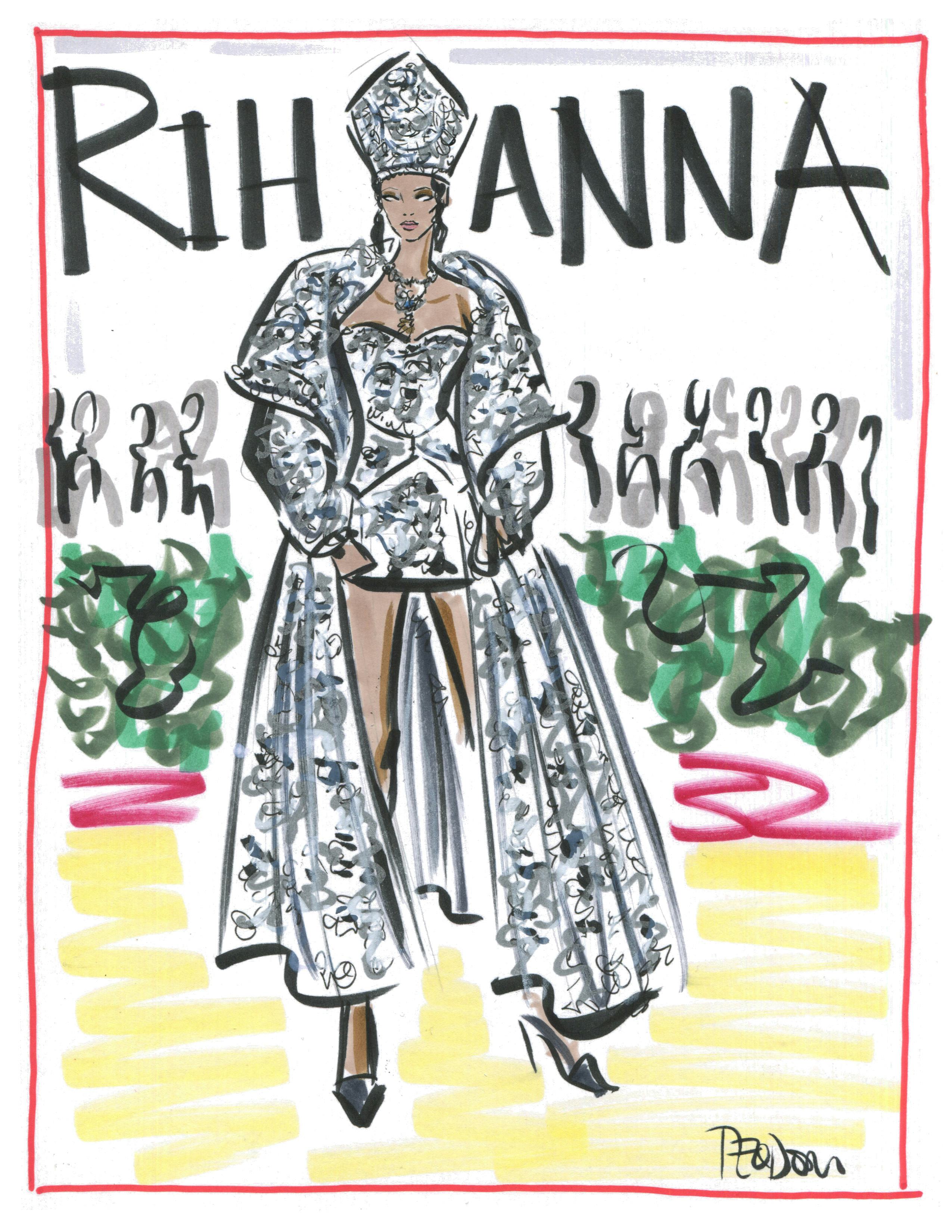 From Amal Clooney to Zendaya, check out our hand-painted illustrations ...