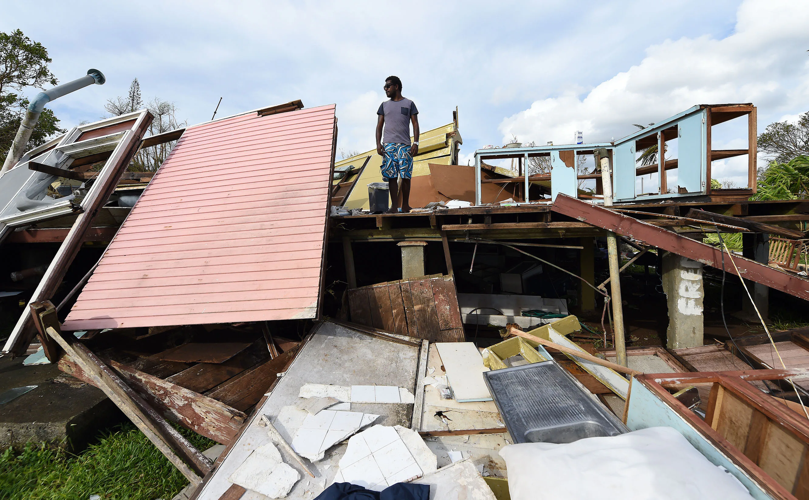 Powerful Photos Show the Devastation a Major Cyclone Released on Vanuatu