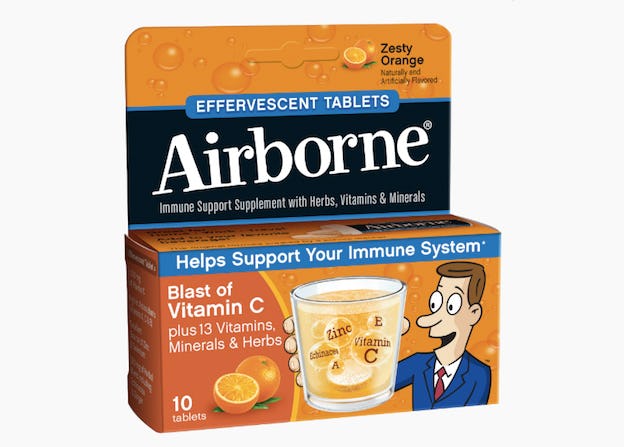 Emergen-C and Airborne aren't backed by science, so good luck with that ...