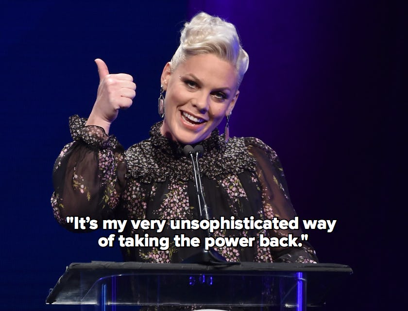 7 Times Pink Shut Down the Haters With Badass Words of Wisdom
