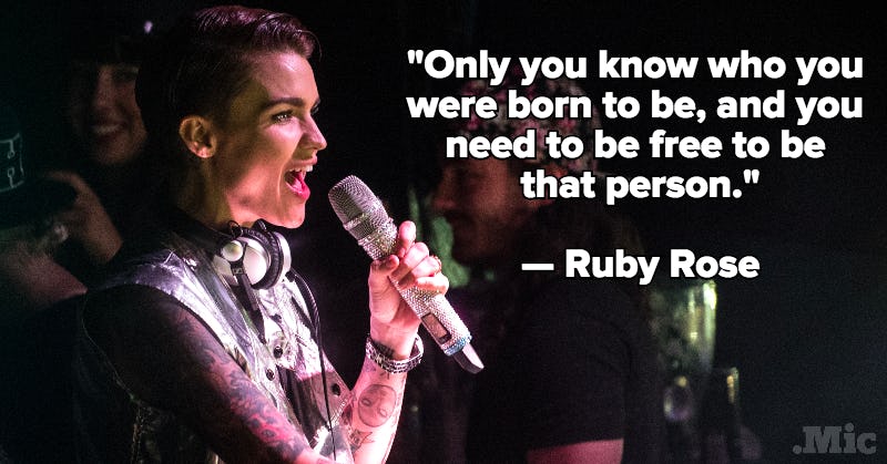 Ruby Rose Perfectly Explains What It's Like to Embrace Gender Fluidity