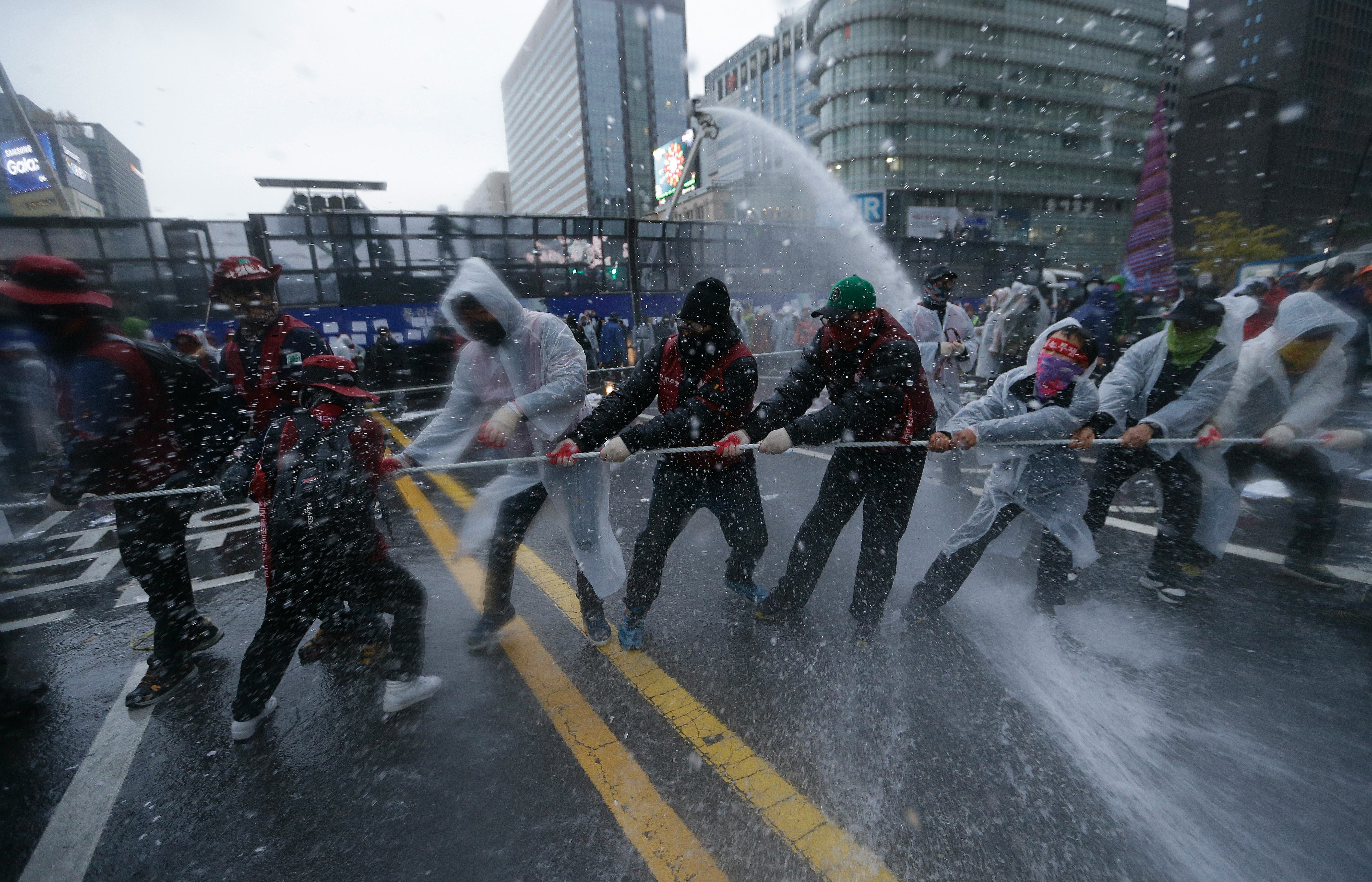 13 Photos of the Massive Pro-Labor Rally That Swept South Korea on Saturday