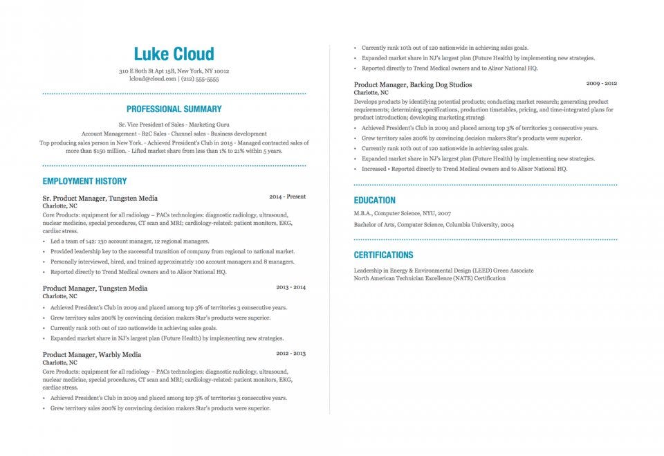 Top resume templates: These 3 beautiful resumes will give you the best ...