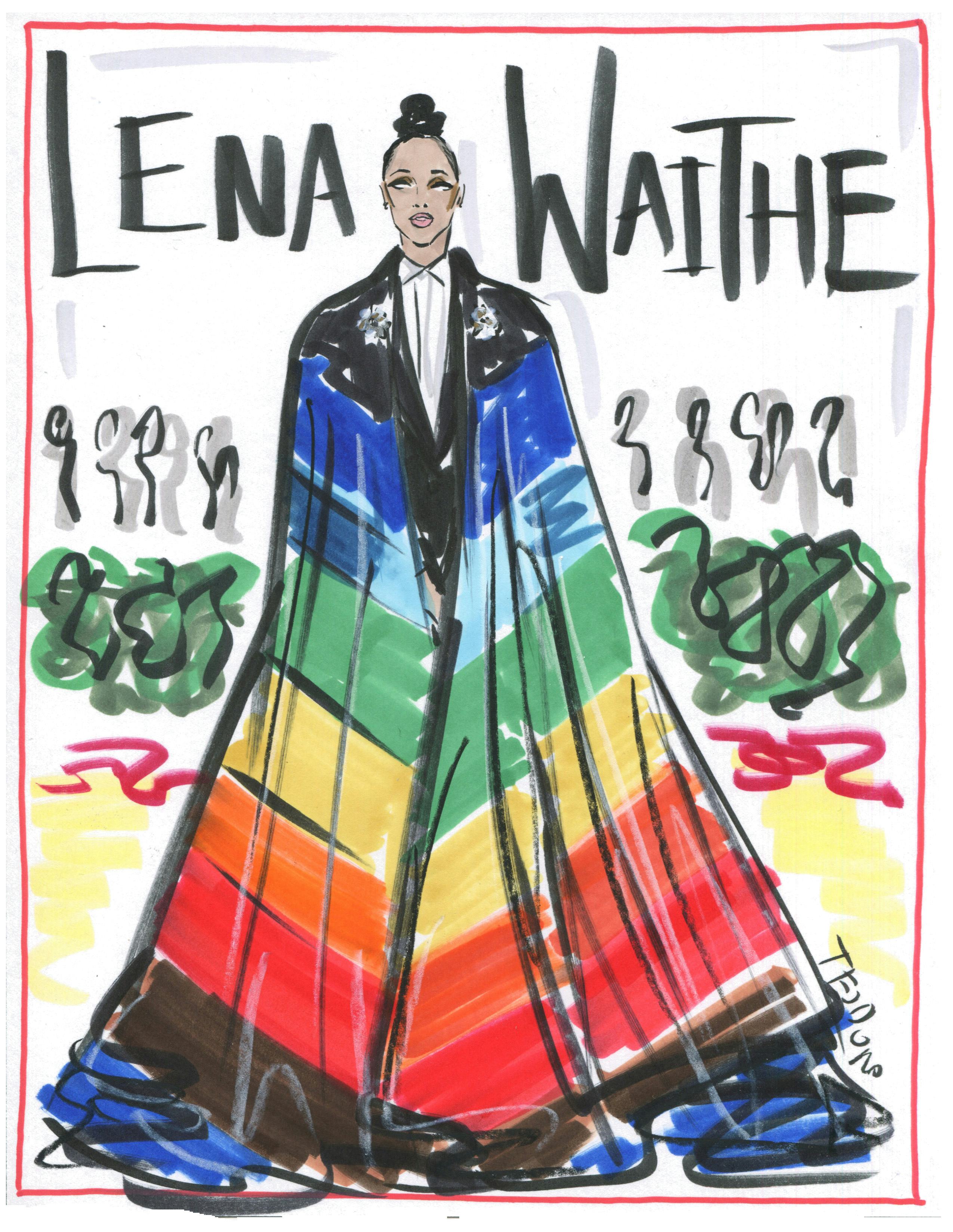 From Amal Clooney to Zendaya, check out our hand-painted illustrations ...