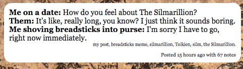 This Viral Tumblr Meme Is Here to Assure You: Your Dating Deal Breakers ...