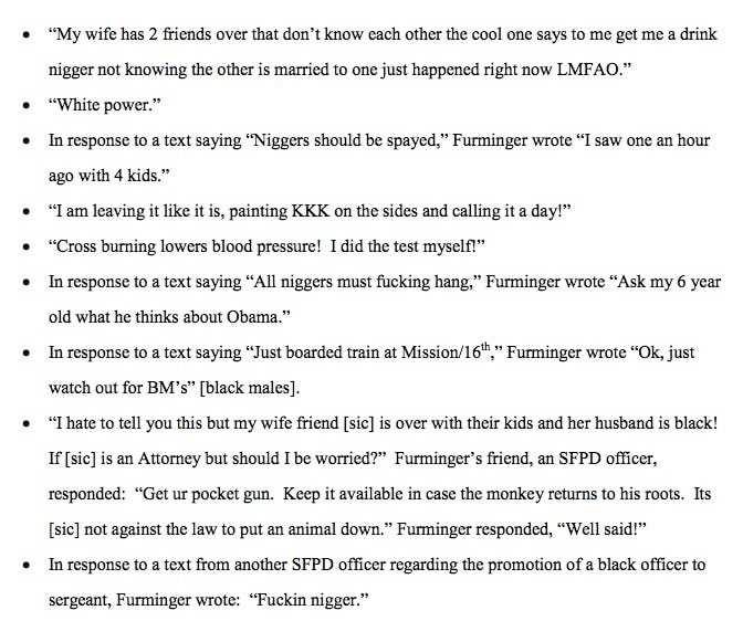 These Actual Text Messages from San Francisco Cops Reveal the Scope of ...