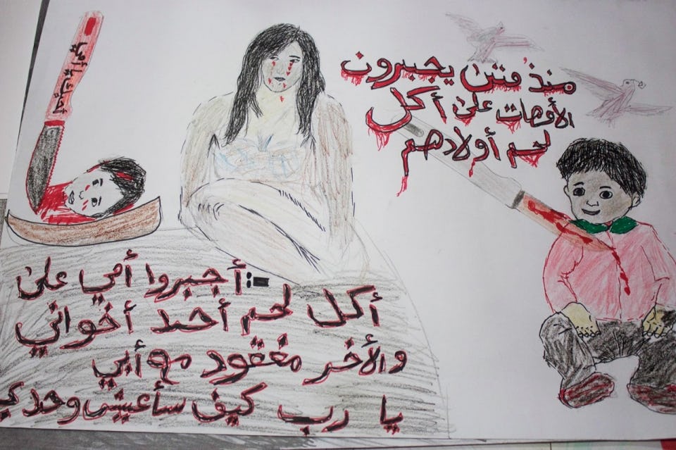 These Horrifying Drawings Show the Real Price of ISIS' Terrorism on ...