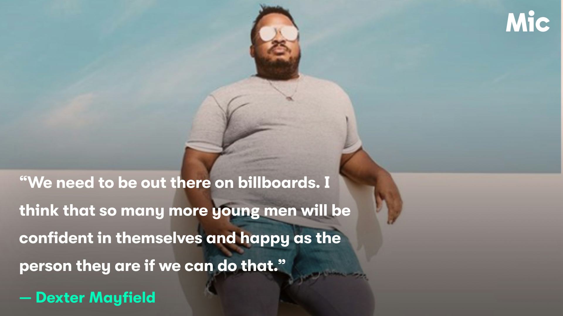 Meet Dexter Mayfield, the queer, plus-size male model taking the ...
