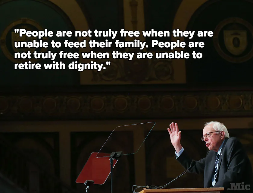 Bernie Sanders Just Gave One of the Defining Speeches of His Career