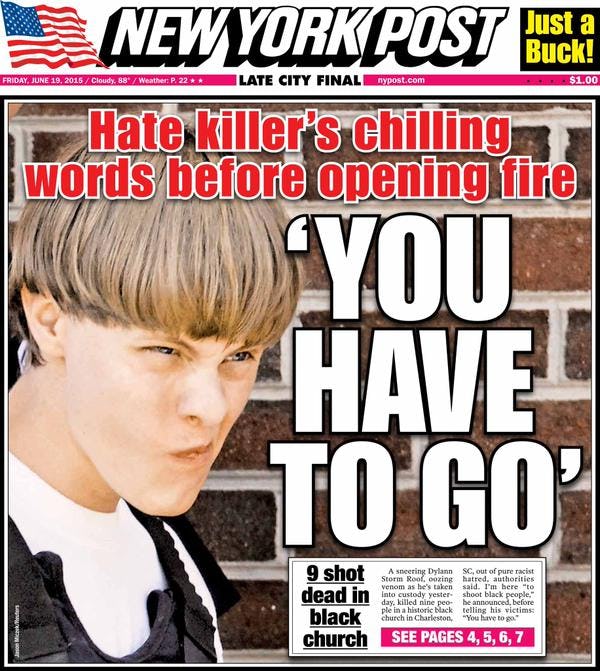This Charleston Newspaper Had Perfect Response to the Charleston Church ...