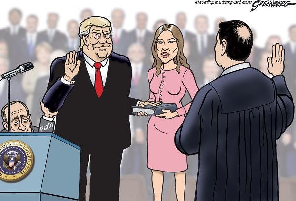 These Trump inauguration cartoons perfectly capture this year's political absurdities