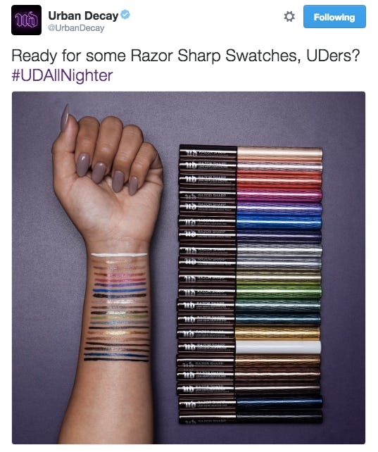 Urban Decay gets itself into steaming hot water with Razor Sharp wrist ...