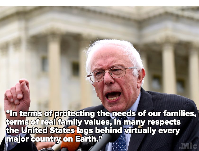 Bernie Sanders Just Laid Out What Real "Family Values" Look Like