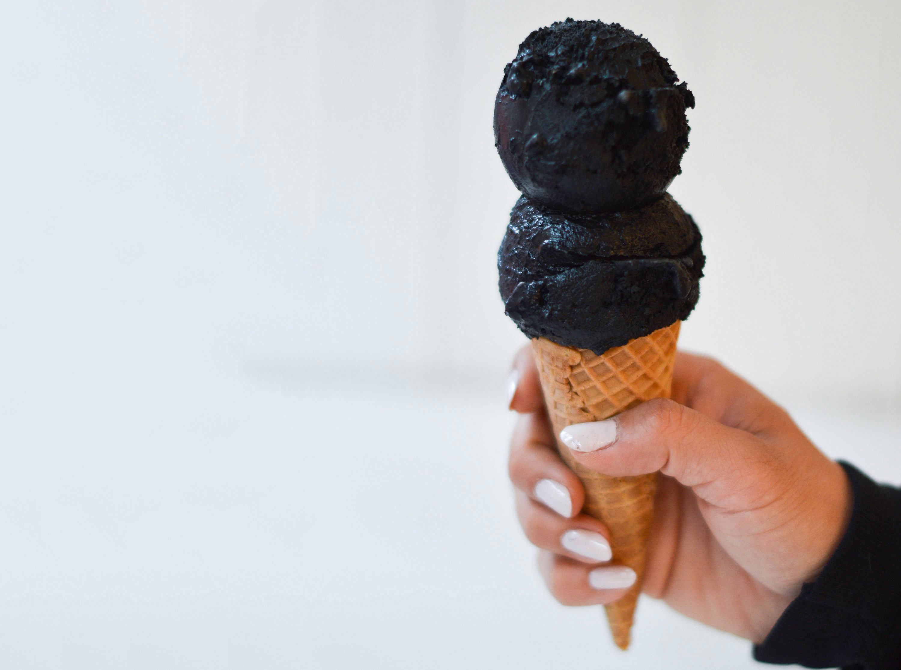 Black Ice Cream Will Save You From the Rainbow Foods Apocalypse