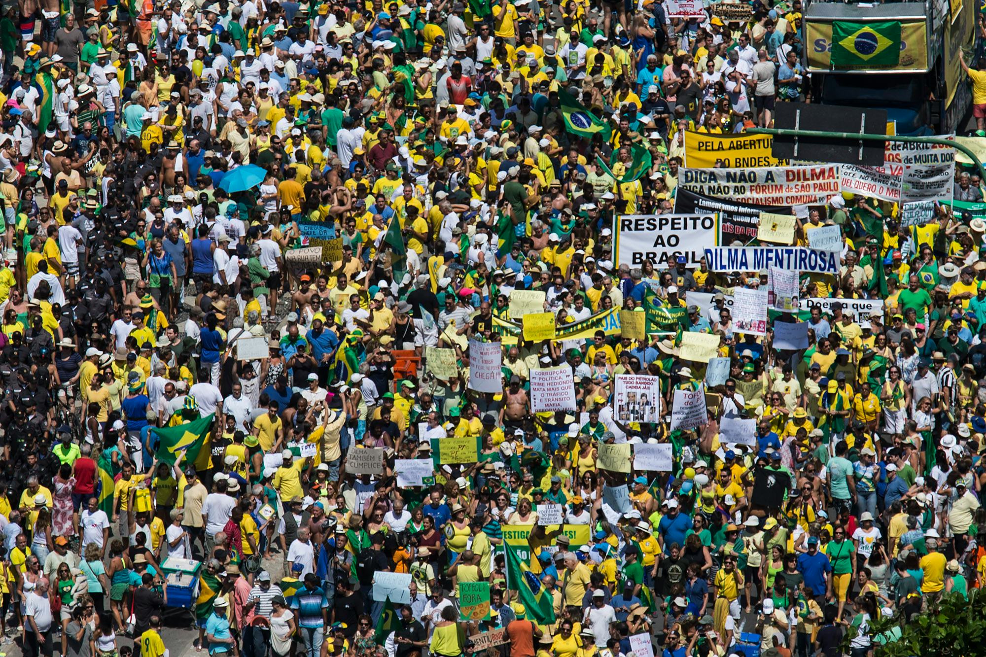 18 Dramatic Photos Show the Massive Protests Taking Place in Brazil