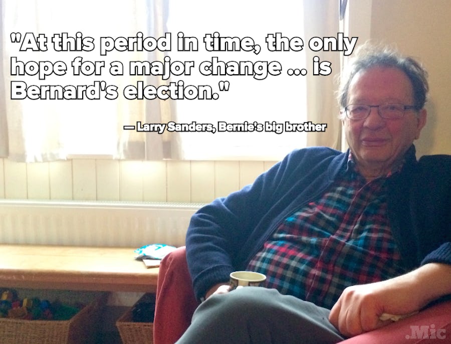 Bernie Sanders' Big Bro, Larry, Serves Up Some New Insight on His Kid ...