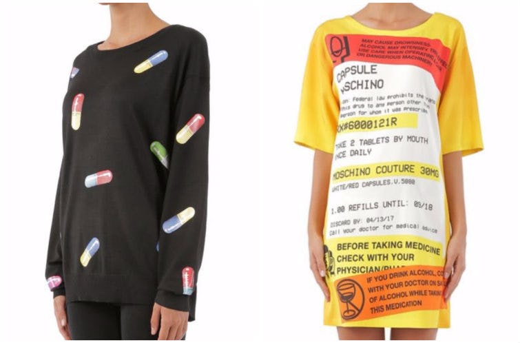 How one recovering addict is trying to stop Moschino from glamorizing ...