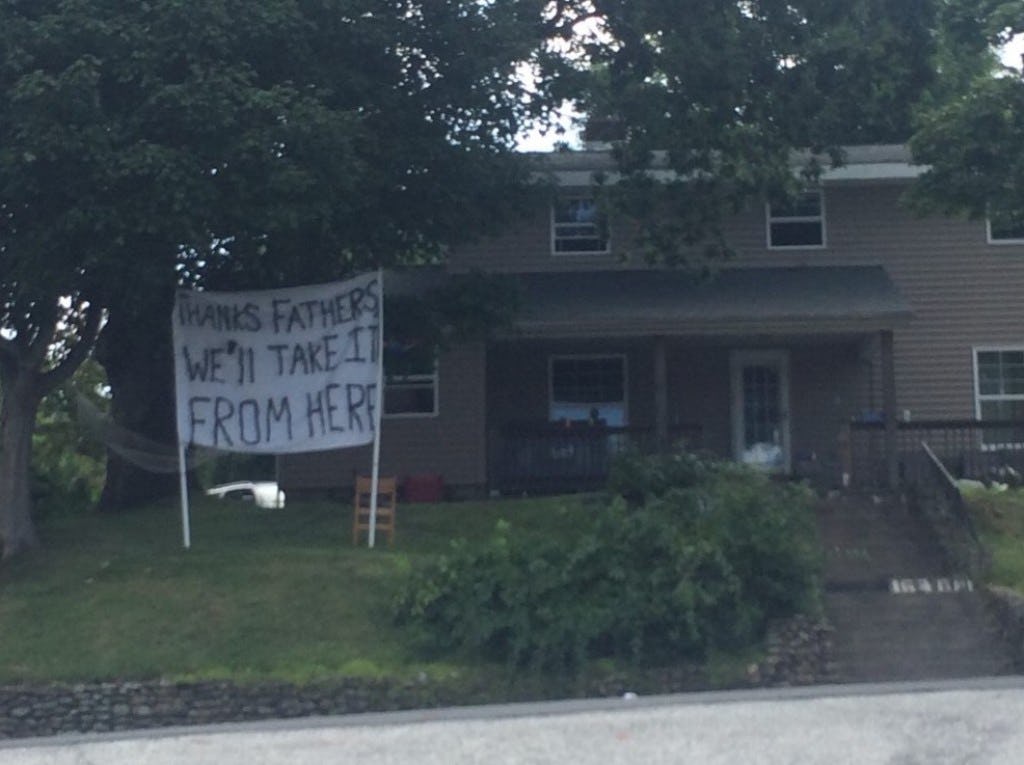 These Disturbing "First Day of School" Banners Reveal Fraternity Rape ...