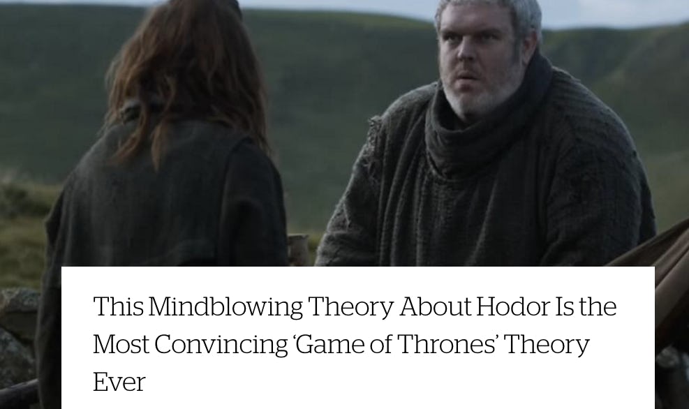 8 Years Ago, a 'Game of Thrones' Fan Called the Tragic, Secret Meaning ...