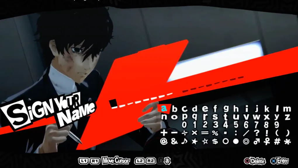 Persona 5 Name Entry When And How You Can Choose Your Main Character Persona 5 Name Entry When And How You Can Choose Your Main Character