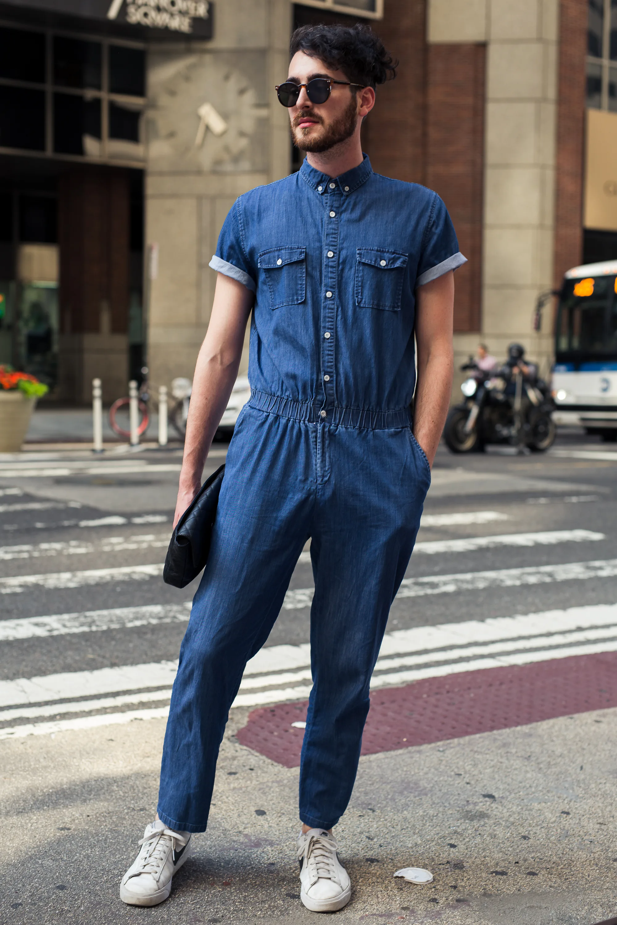 NYFW Men’s Street Style Day 1: Heat? What heat?