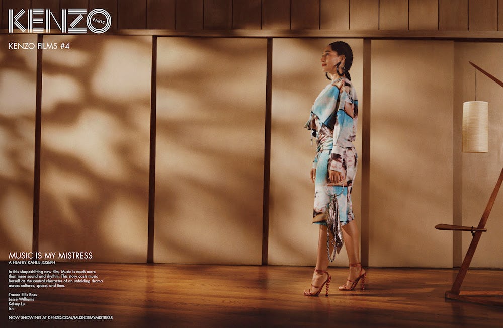 Jesse Williams, Tracee Ellis Ross, And Kelsey Lu Star In Kenzo’s New ...
