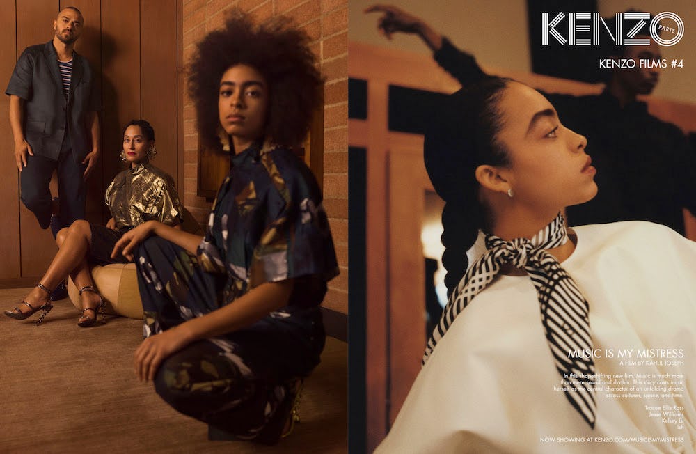 Jesse Williams, Tracee Ellis Ross, And Kelsey Lu Star In Kenzo’s New ...