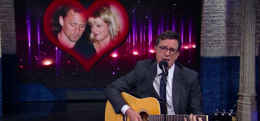 Stephen Colbert Wrote The Best Hiddleswift Breakup Song