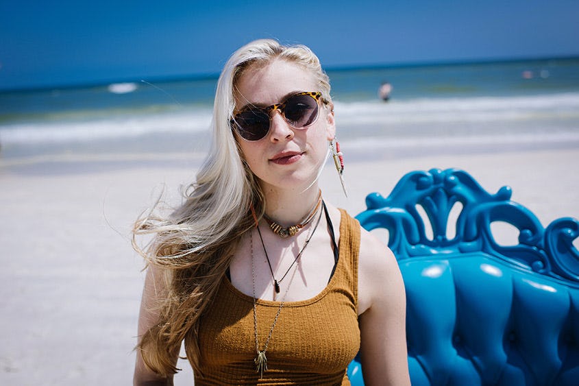 The Coolest Beach Beauty From Hangout Fest