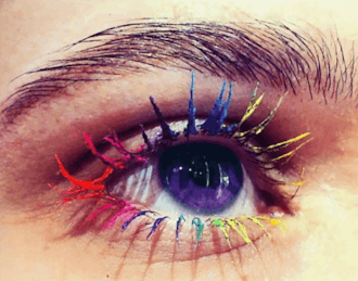 Rainbow Lashes Are The Latest Beauty Craze