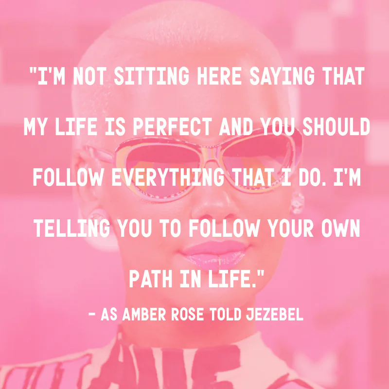 Amber Rose Tumblr Quotes Blue Rose Wall Painting | SayRUG
